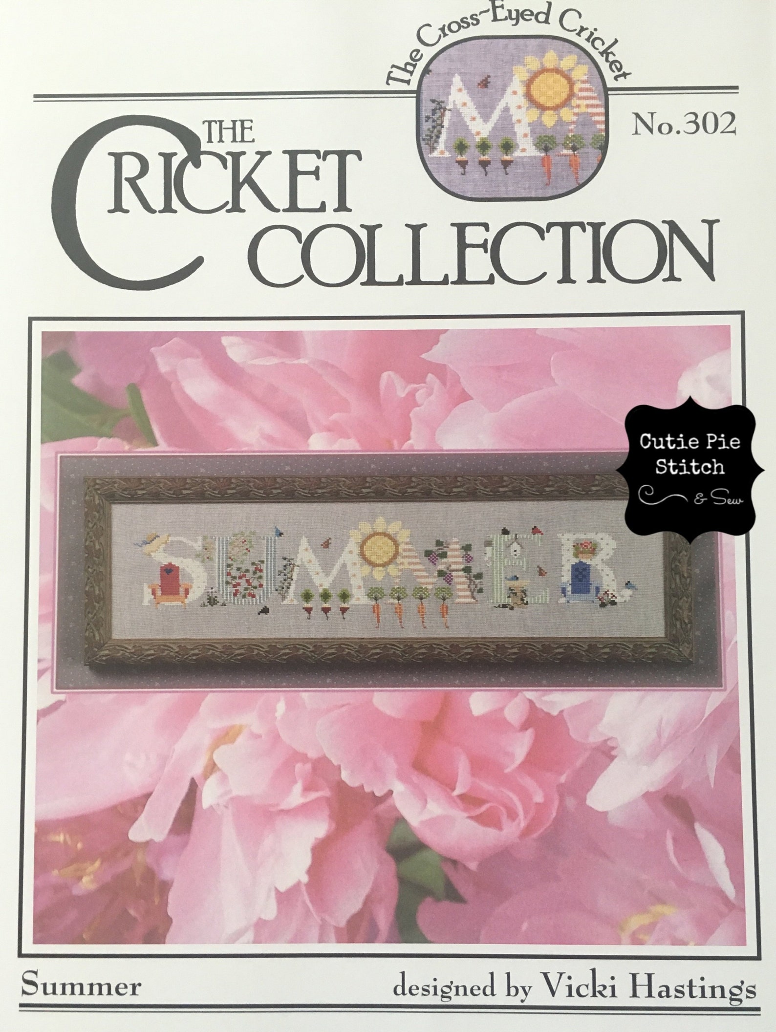 CRICKET COLLECTION summer Counted Cross Stitch | Etsy