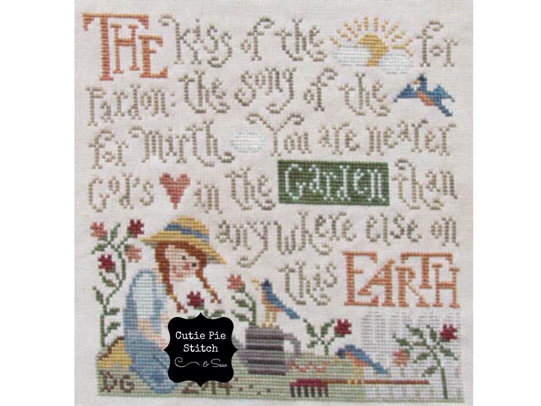 CLEARANCE SILVER CREEK Samplers"garden Bliss" Counted Cross Stitch ...