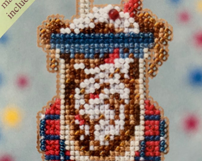 MILL HILL log Cabin Quilt Beaded Counted Cross Stitch Kitmill Hill ...