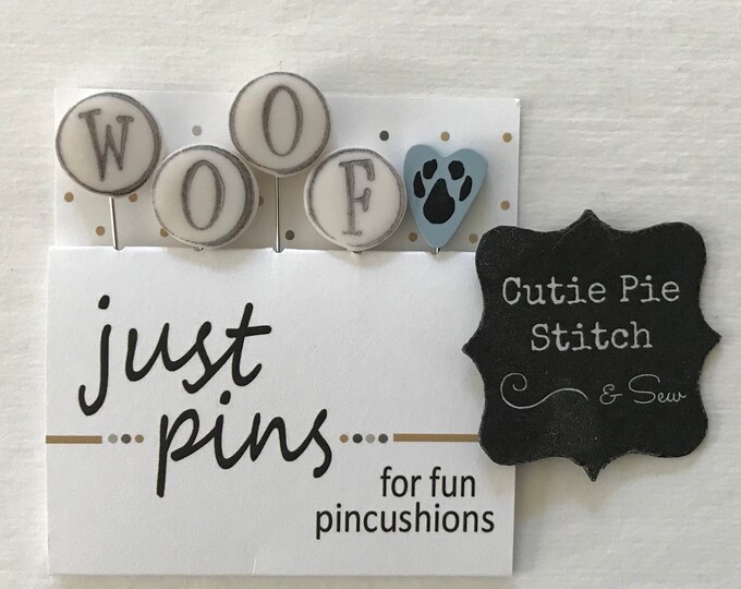 HANDS ON DESIGN "woof Pins for Woof Block Party" Cross Stitch ...