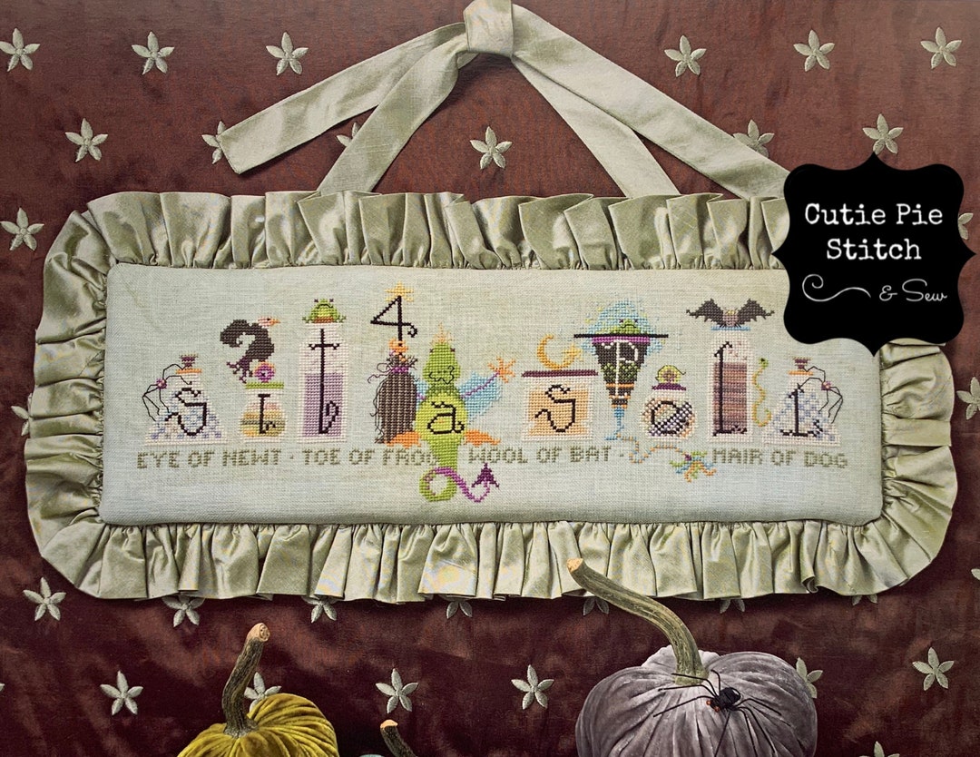 CRICKET COLLECTION sit for a Spell Counted Cross Stitch ...