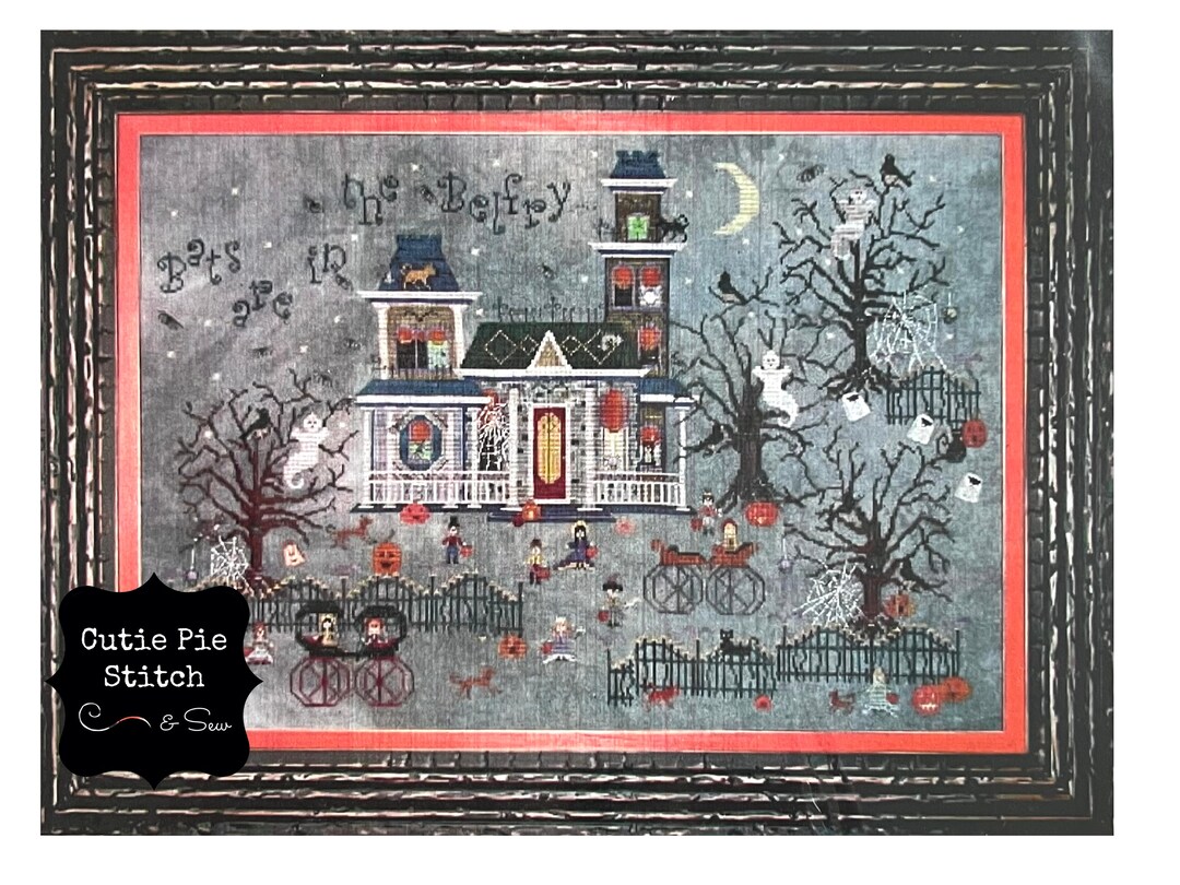 PRAISEWORTHY STITCHES "darkwing Manor" Counted Cross Stitch Pattern ...