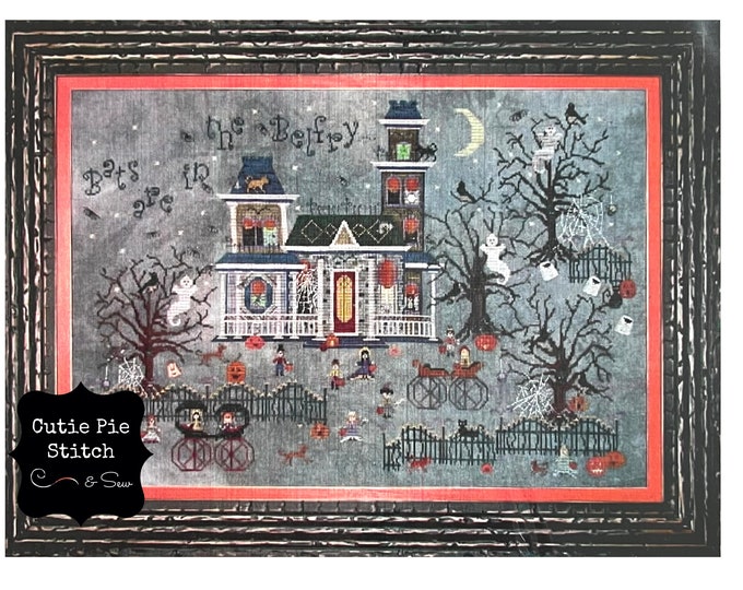 PRAISEWORTHY STITCHES darkwing Manor Counted Cross Stitch ...