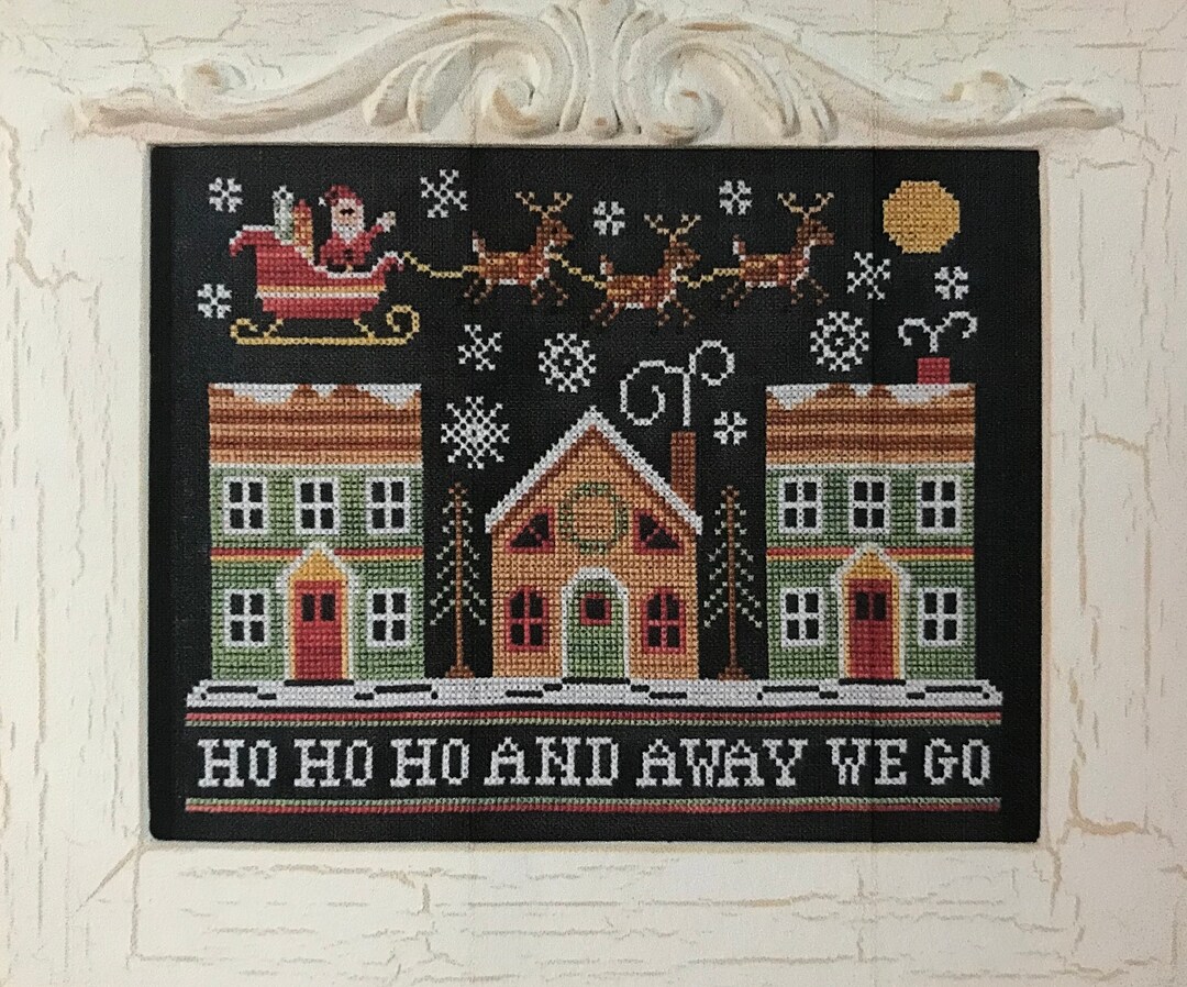 COUNTRY COTTAGE NEEDLEWORKS away We Go Counted Cross Stitch ...