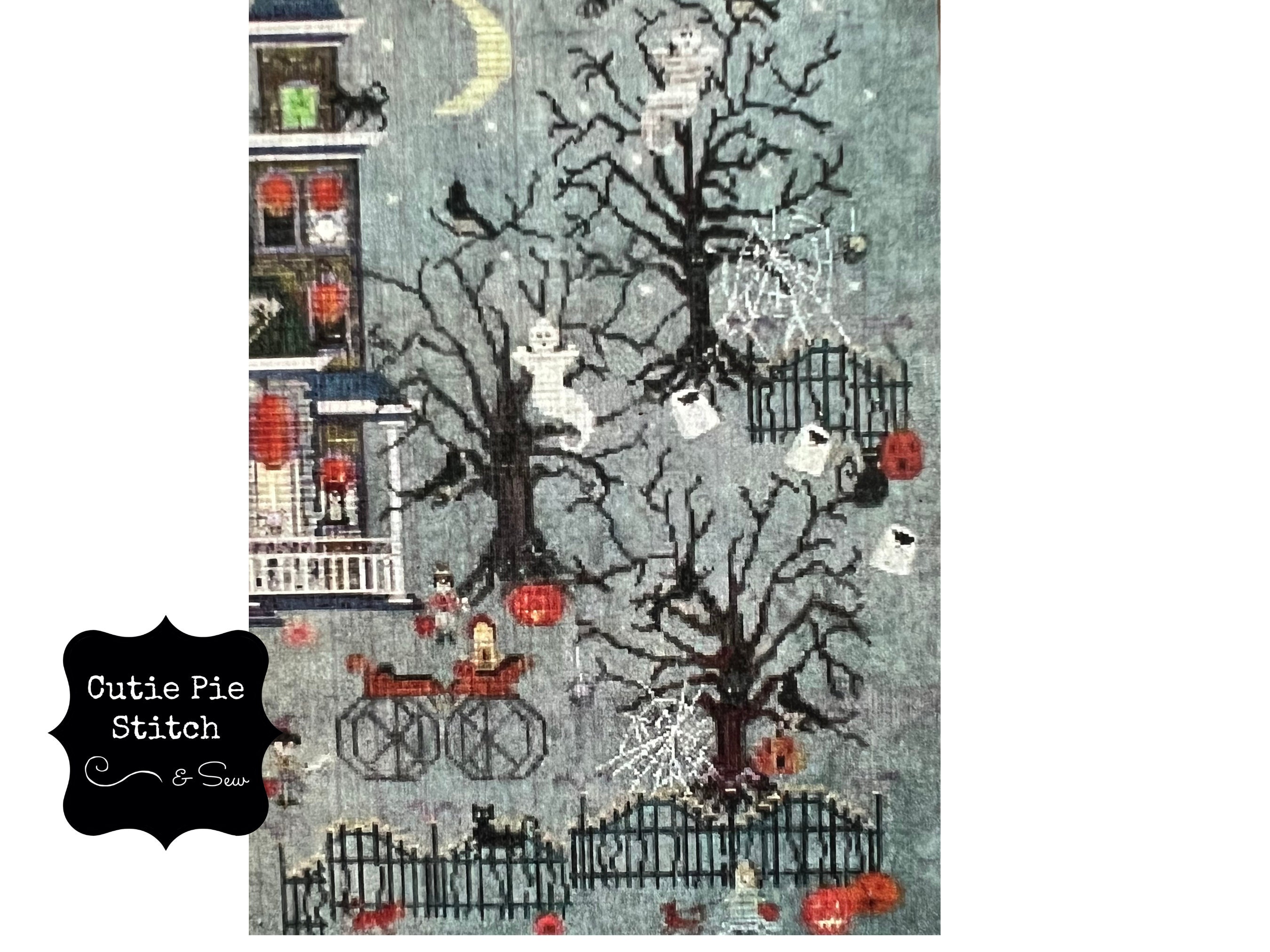 PRAISEWORTHY STITCHES "darkwing Manor" Counted Cross Stitch Pattern ...