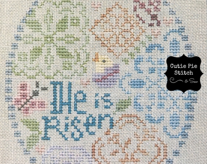 BENT CREEK "quaker Easter Egg" Counted Cross Stitch Pattern~easter ...
