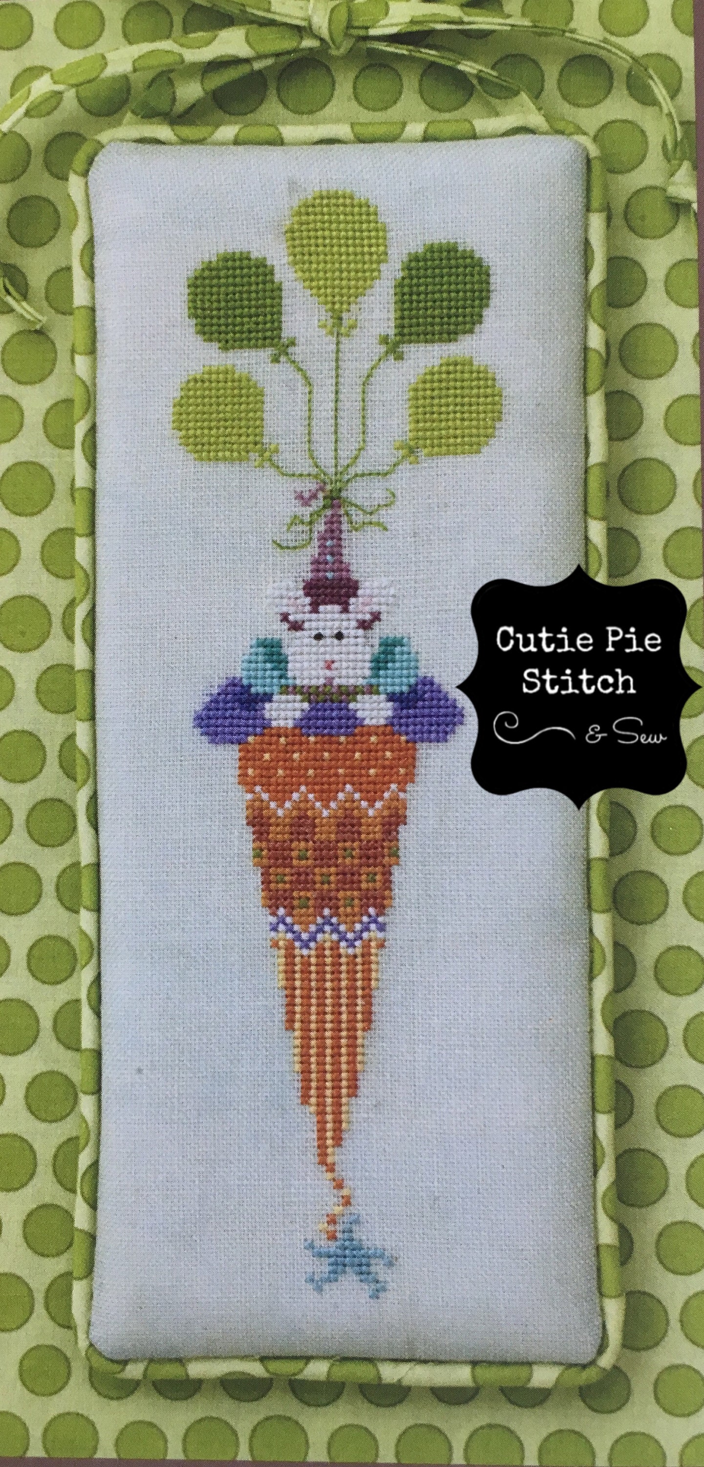 CRICKET COLLECTION "april" Counted Cross Stitch Pattern With Handmade ...