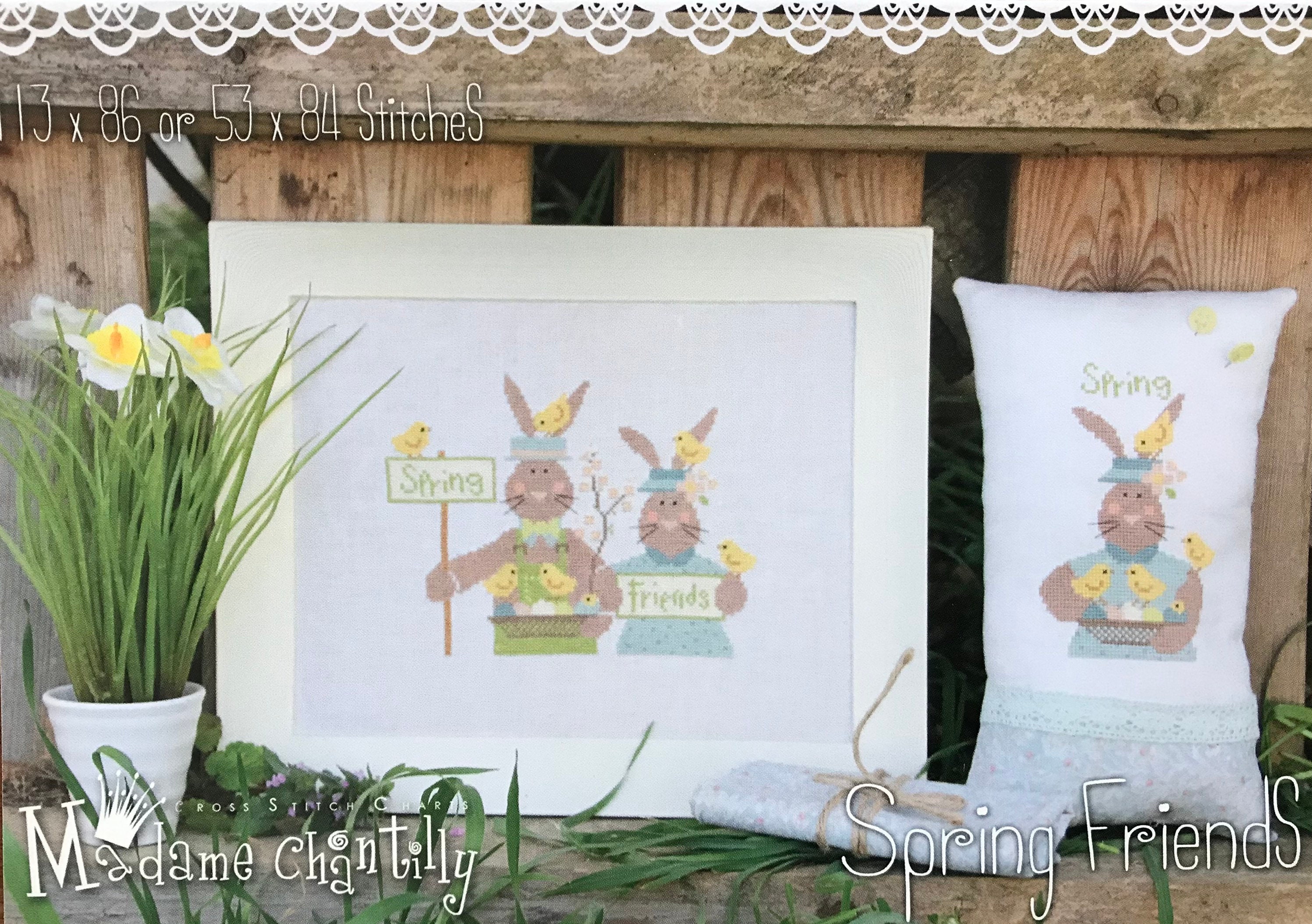 MADAME CHANTILLY spring Friends Counted Cross | Etsy