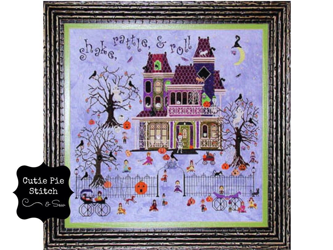 PRAISEWORTHY STITCHES "mr. Bones' Starlight Ballroom" Counted Cross ...