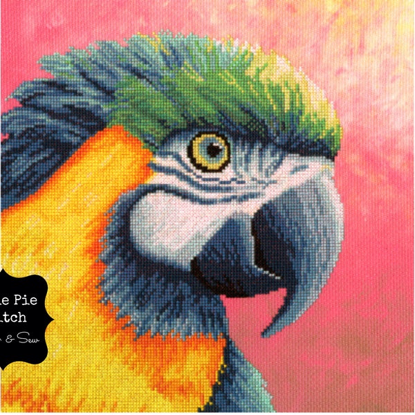 Parrot Embroidery - Etsy