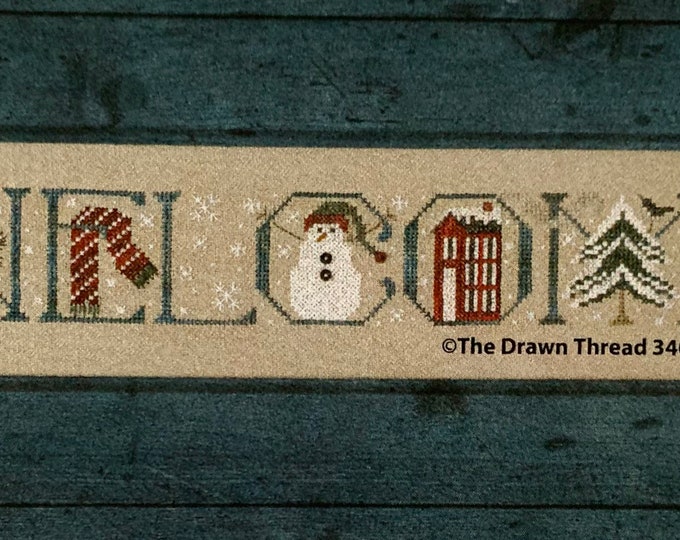 THE DRAWN THREAD "welcome Winter" Counted Cross Stitch Pattern~winter ...