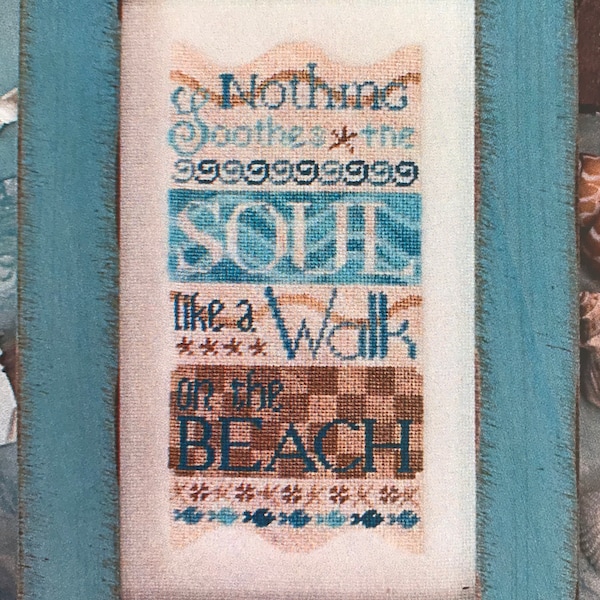 Beach Cross Stitch - Etsy
