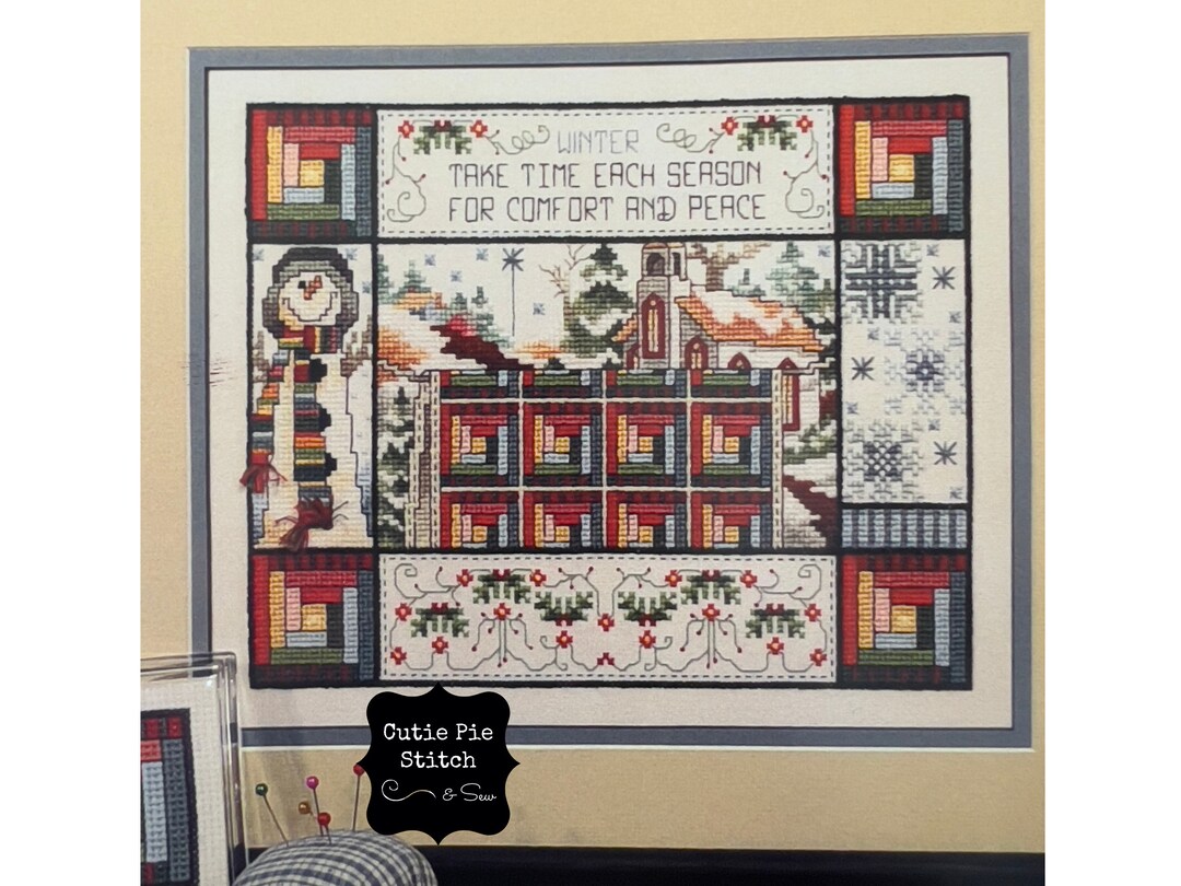 STONEY CREEK "winter Quilt" Counted Cross Stitch Pattern~a Quilt for ...