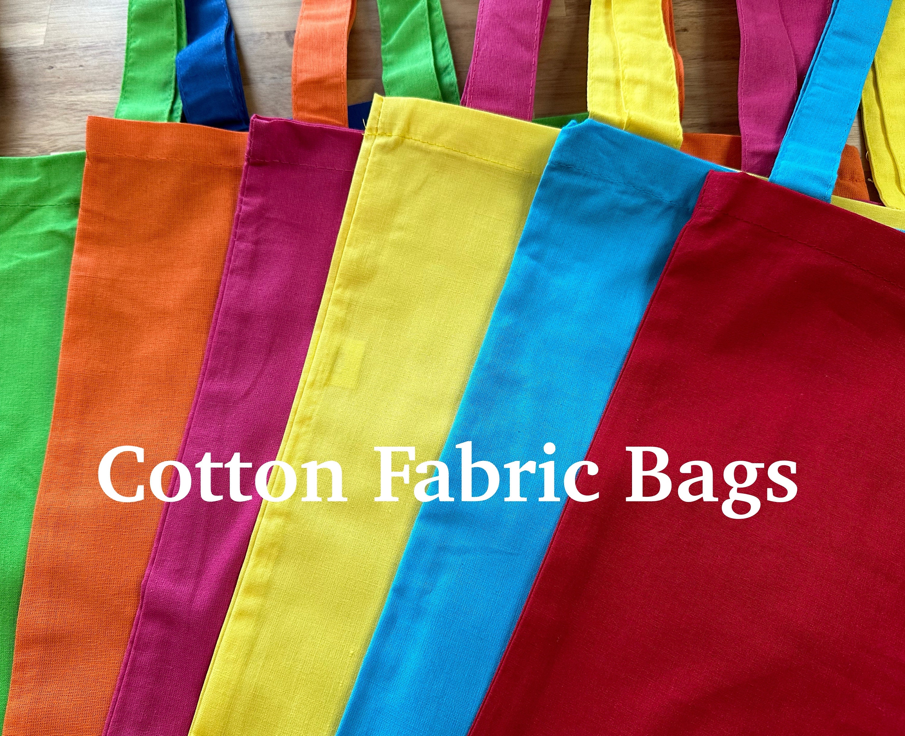 Custom Printed Cotton Tote Bags, Personalized Canvas Bags With Logo - Etsy