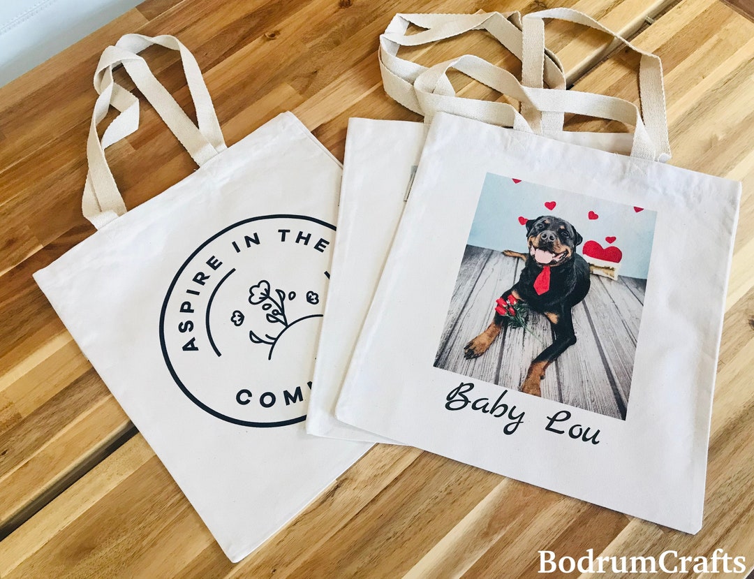 Create Your Canvas Tote Bags Personalized, Custom Printed Cotton Totes ...