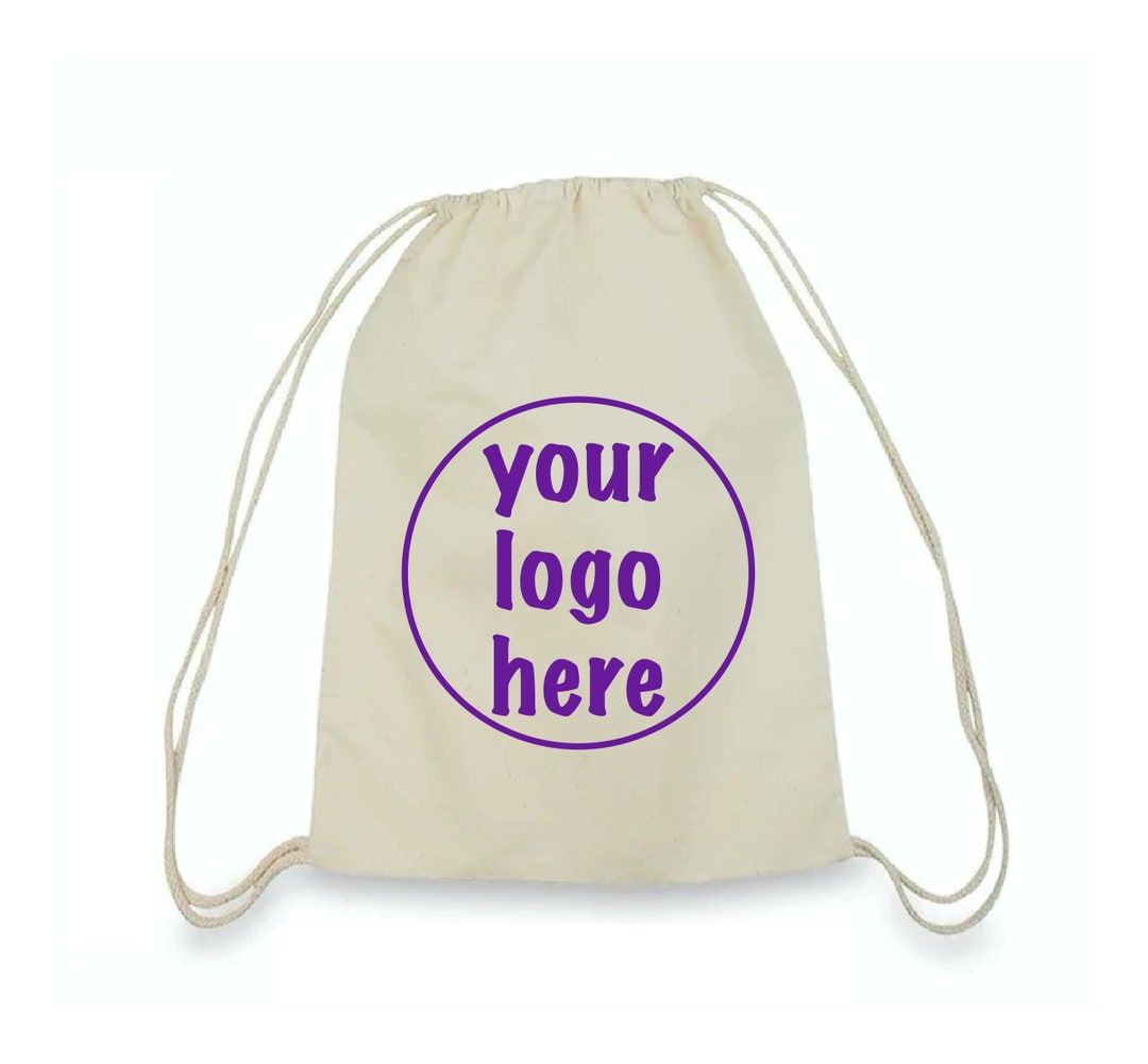 Custom Drawstring Bags Personalized Cotton Backpacks Small - Etsy