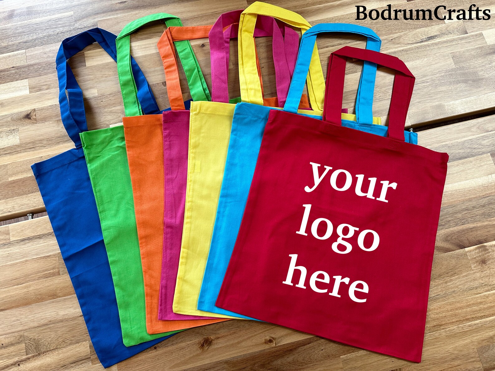 Custom Printed Cotton Tote Bags, Personalized Canvas Bags With Logo - Etsy