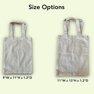 Small Size Cotton Bags With Logo, Custom Printed Tote Bags, Canvas Gift ...
