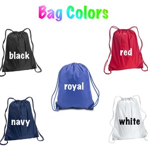 Custom Drawstring Backpacks With Logo, Personalized Polyester Backpacks ...