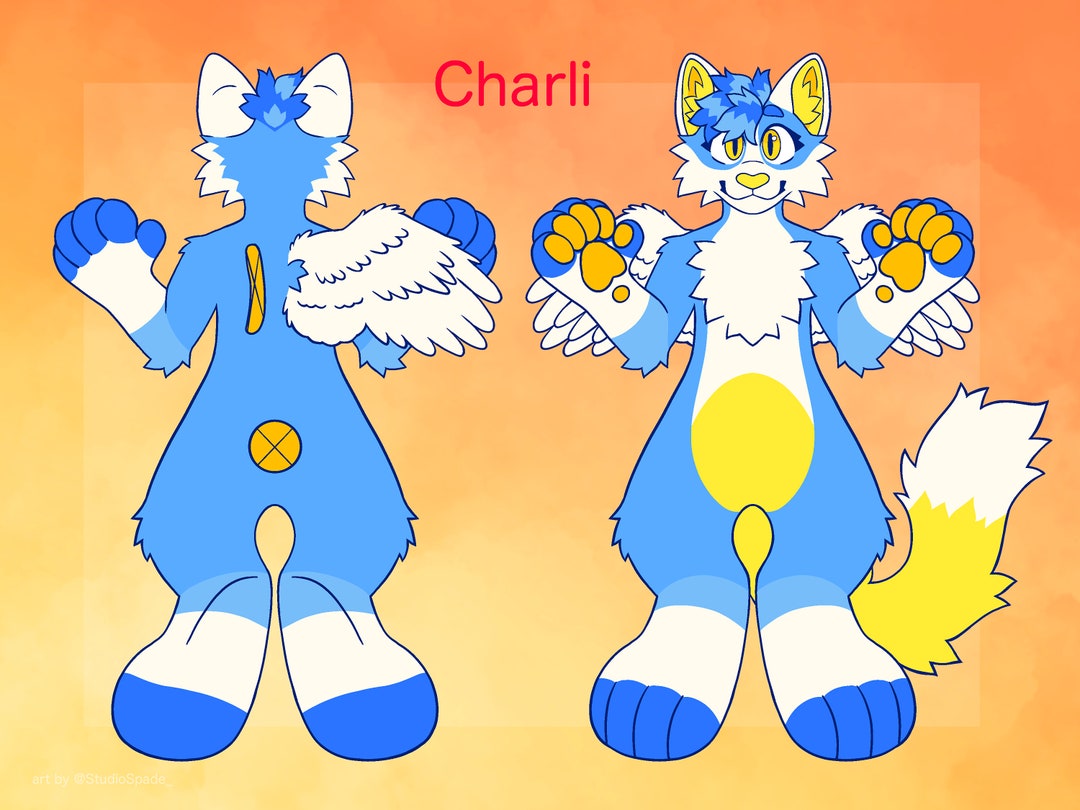 High Quality Furry Character Reference Sheet / Design - Etsy