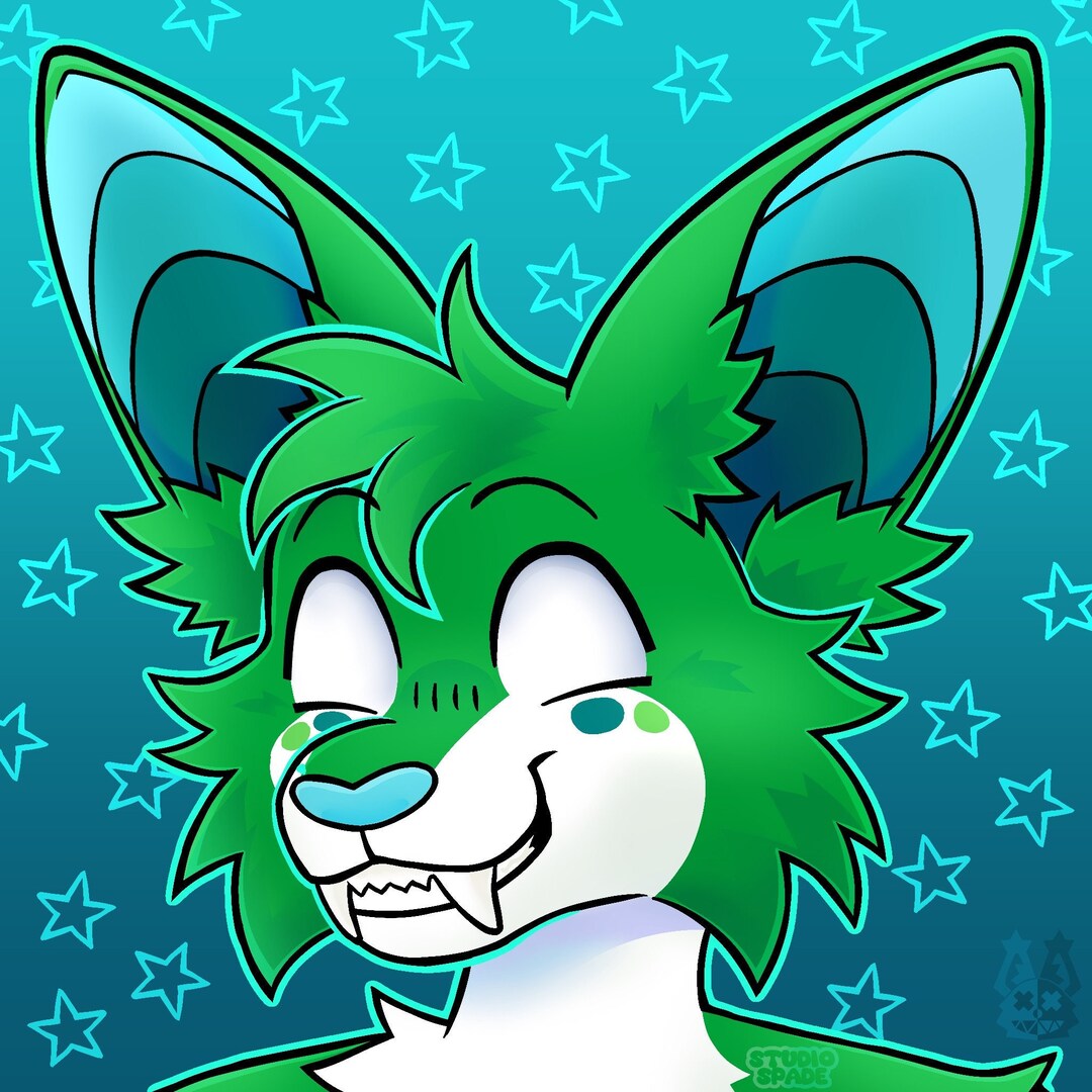 Custom Digital Furry Art Headshot / Icon - Etsy
