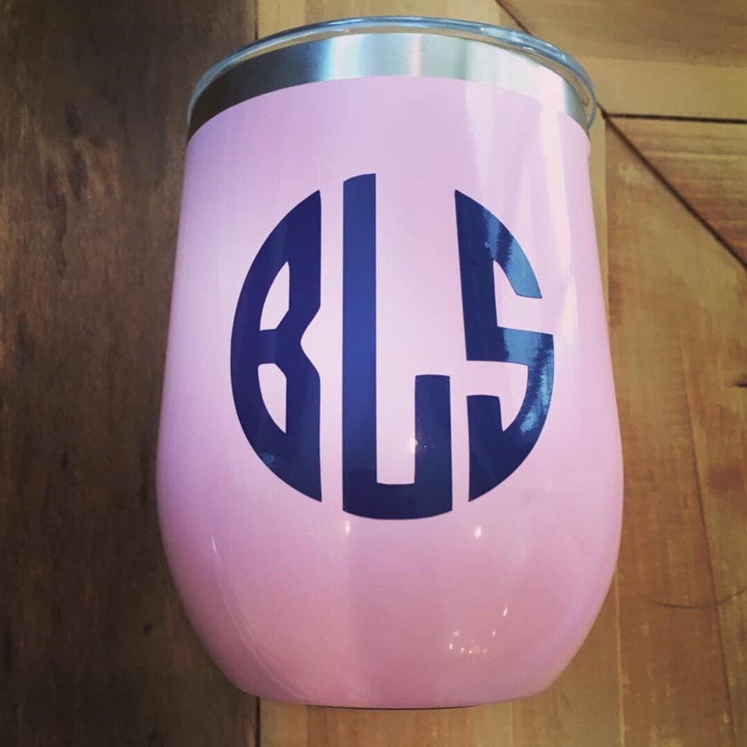 Monogram Labels for Yetis, Corkcicles, Klean Kanteens, Etc. - Etsy