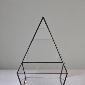 Glass Terrarium "pyramid" – Home Decor, Home Gift for Plant Lover ...
