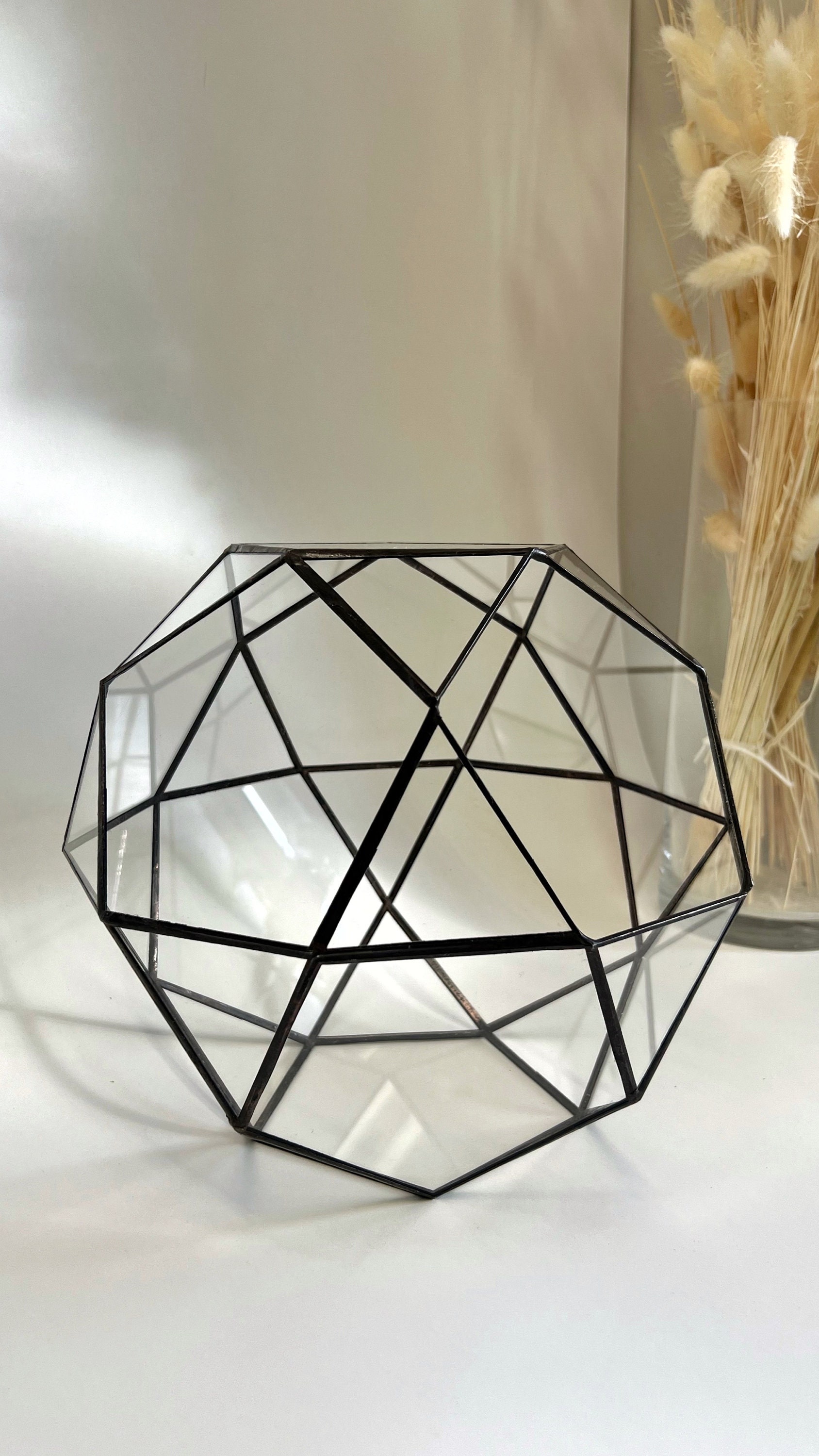 Succulent Glass Terrarium Florarium mars Home - Etsy