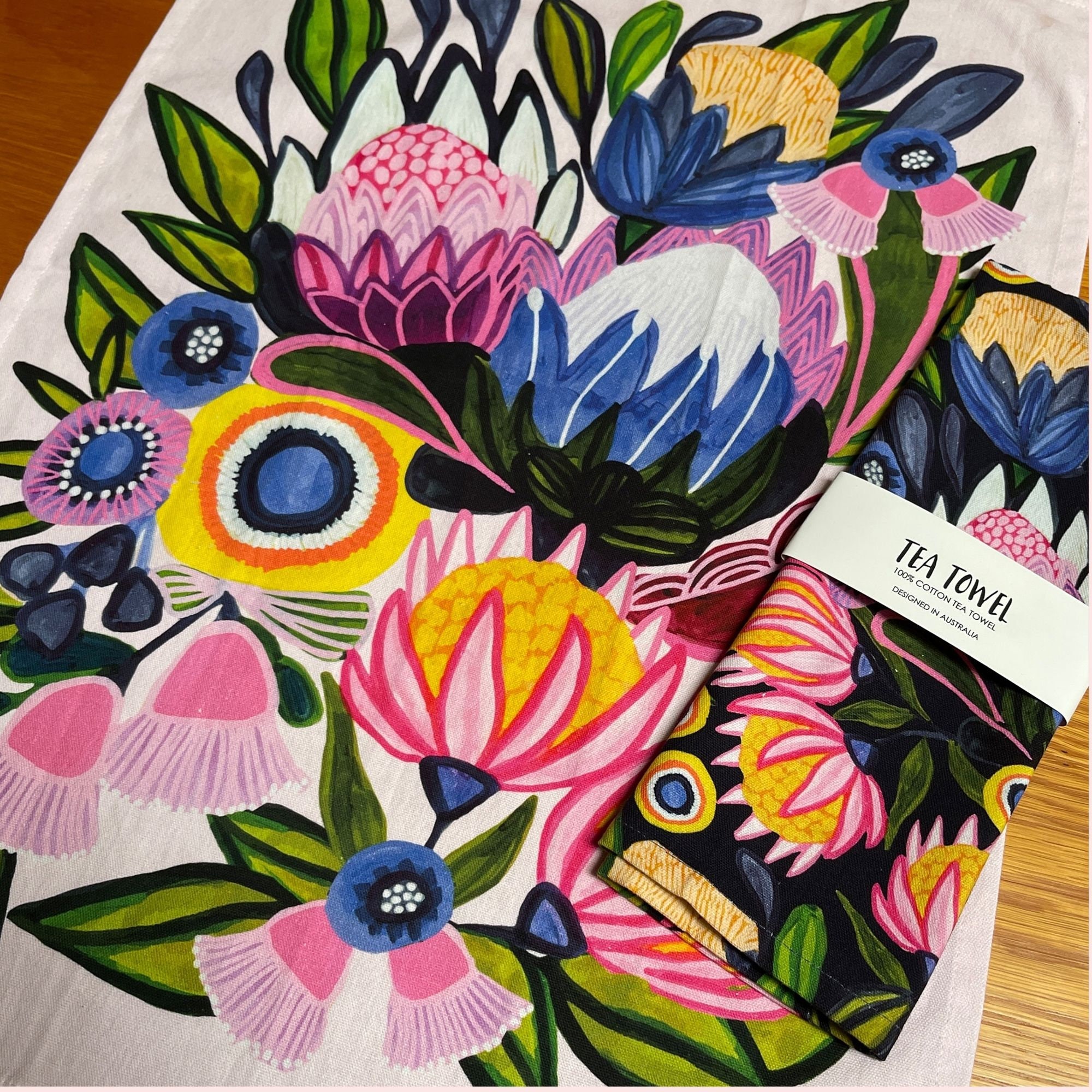 Protea Magnifica Tea Towel Set - Etsy