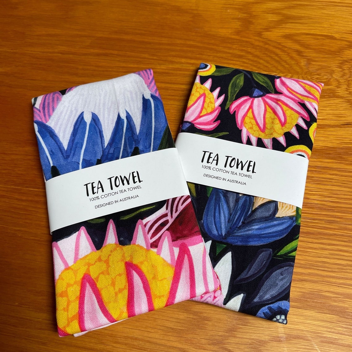 Protea Magnifica Tea Towel Set - Etsy