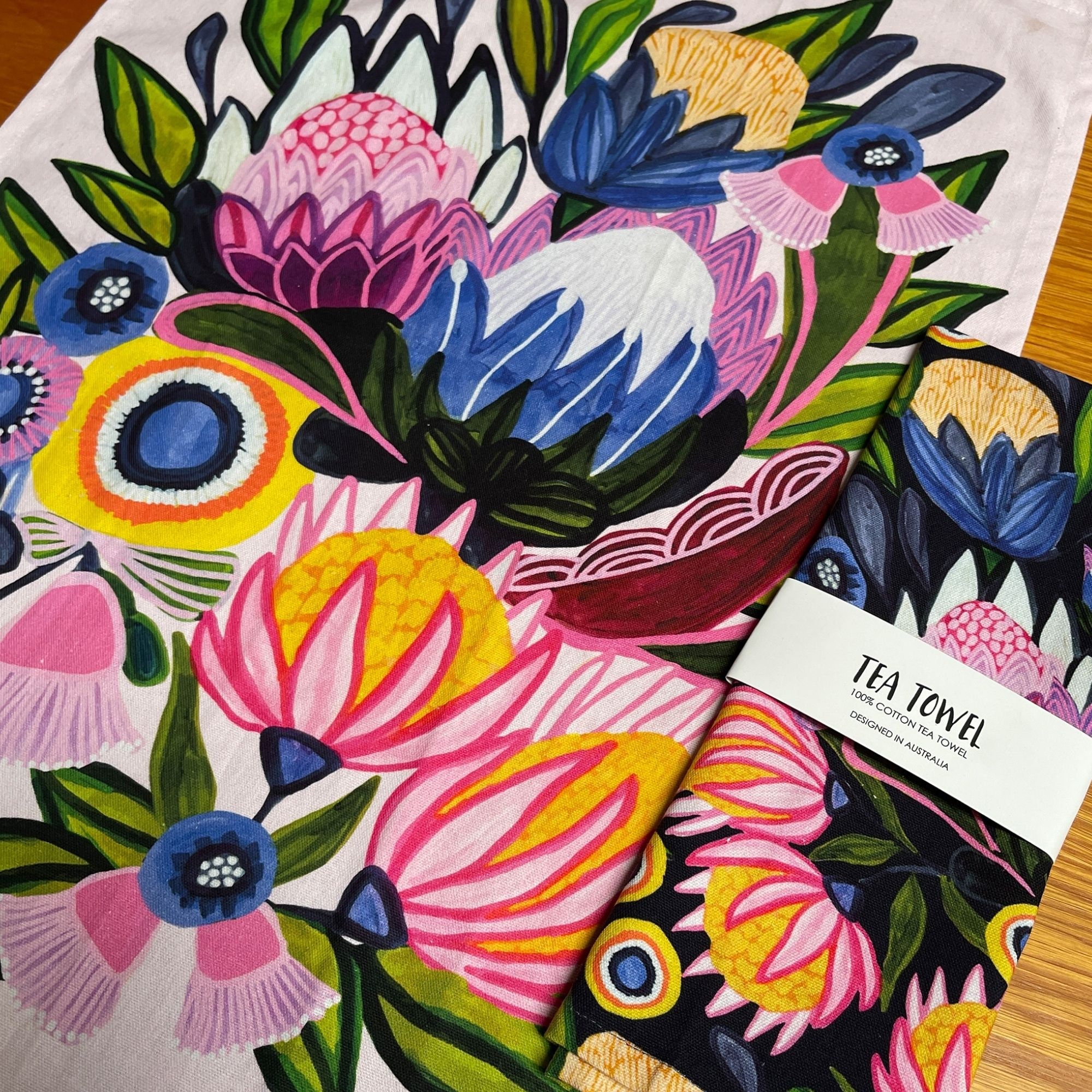 Protea Magnifica Tea Towel Set - Etsy