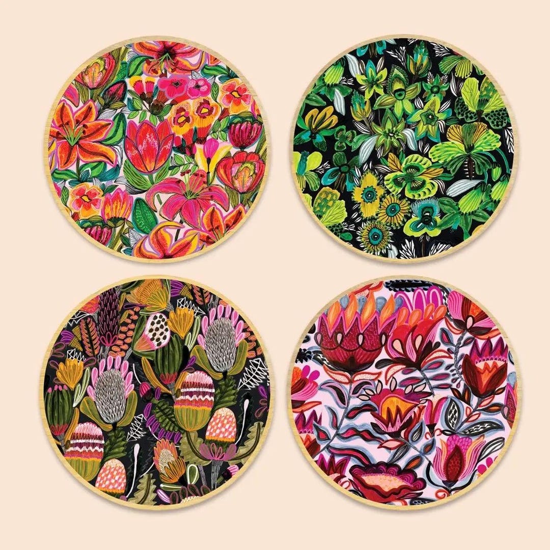 Bush Bounty Wooden Magnet Set, Australian Made - Etsy