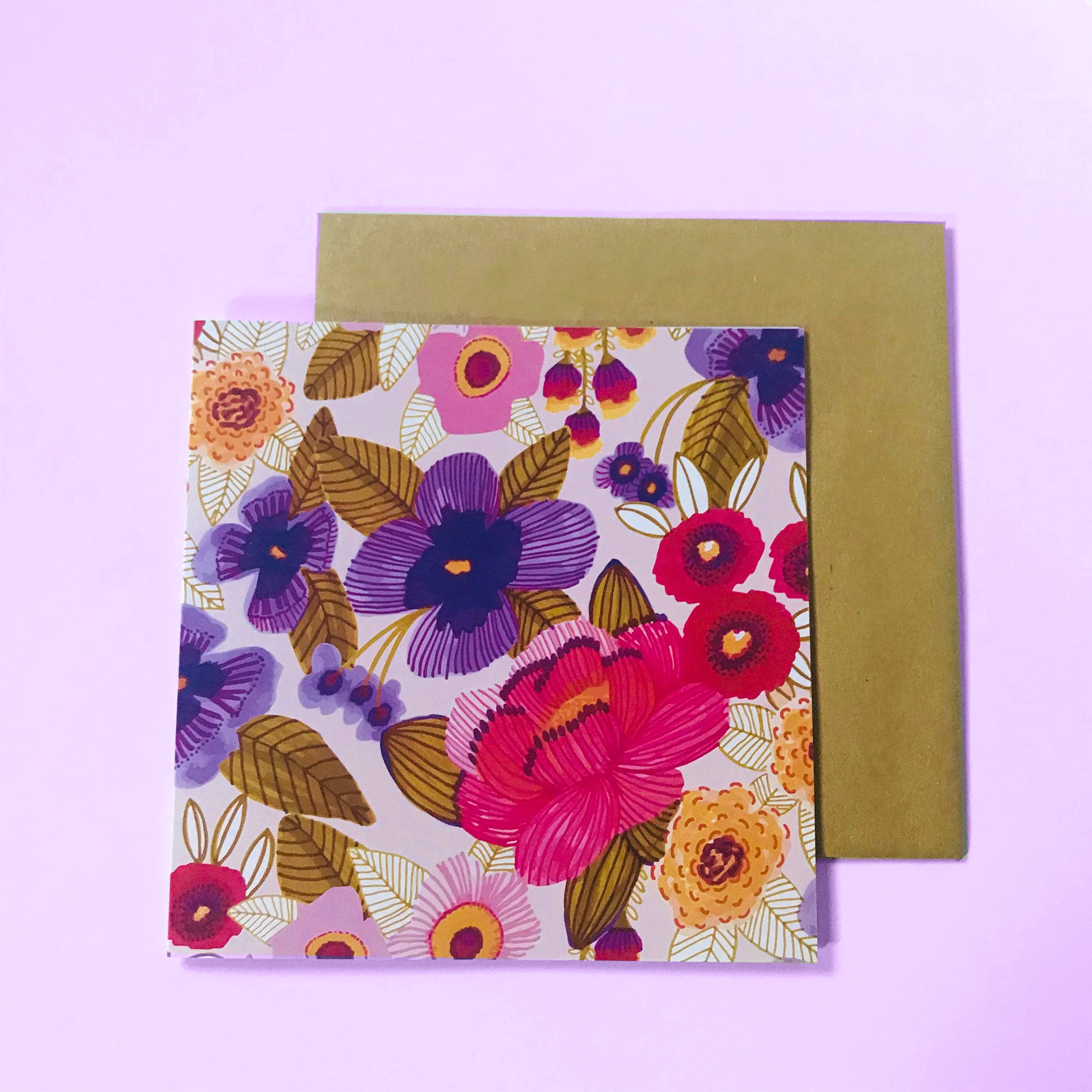 Floral Greeting Cards Botanical Prints Greeting Card Set | Etsy