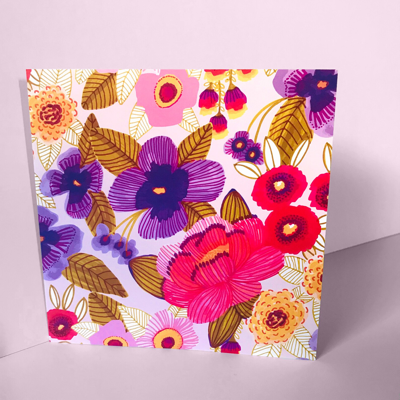 Floral Greeting Cards Botanical Prints Greeting Card Set - Etsy