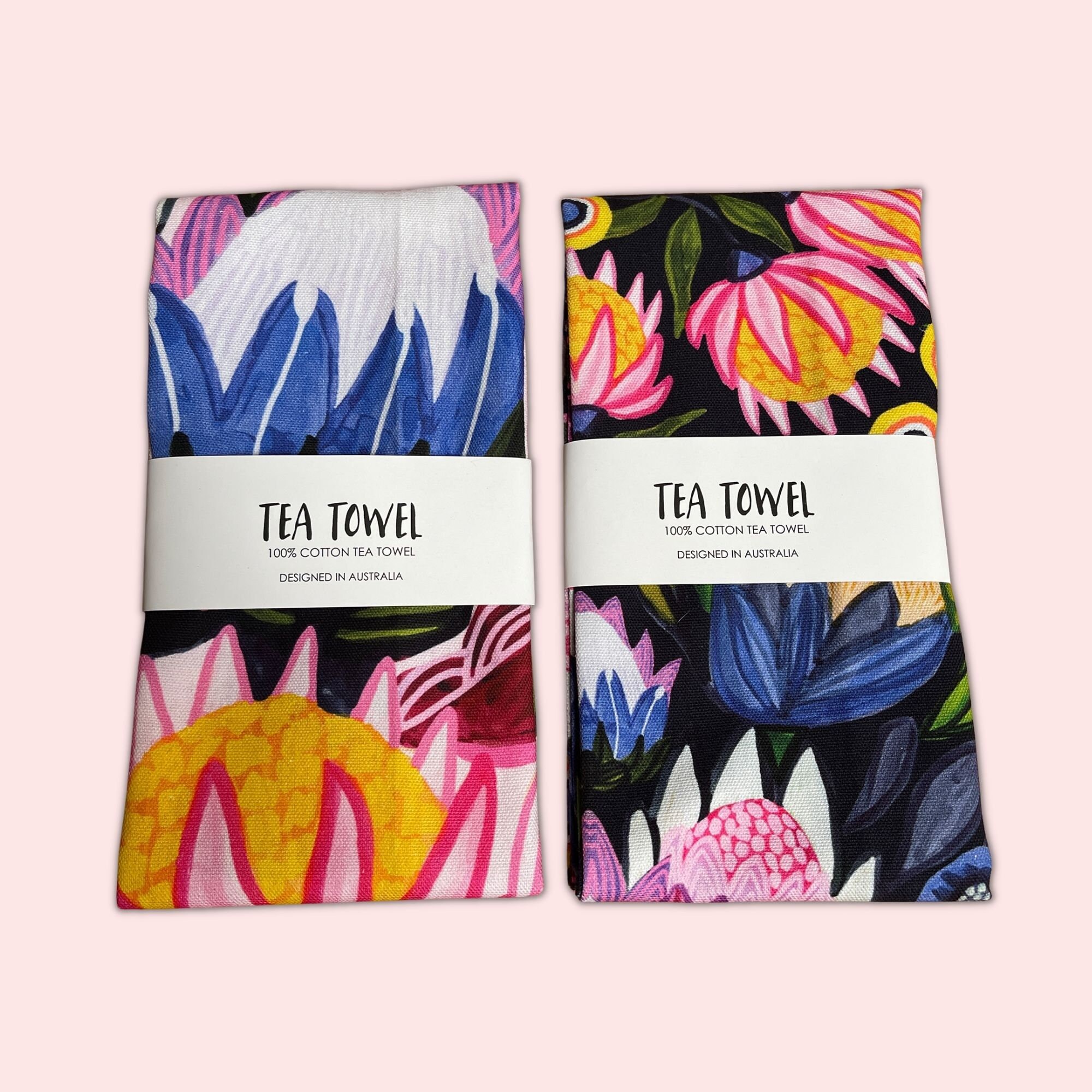 Protea Magnifica Tea Towel Set - Etsy