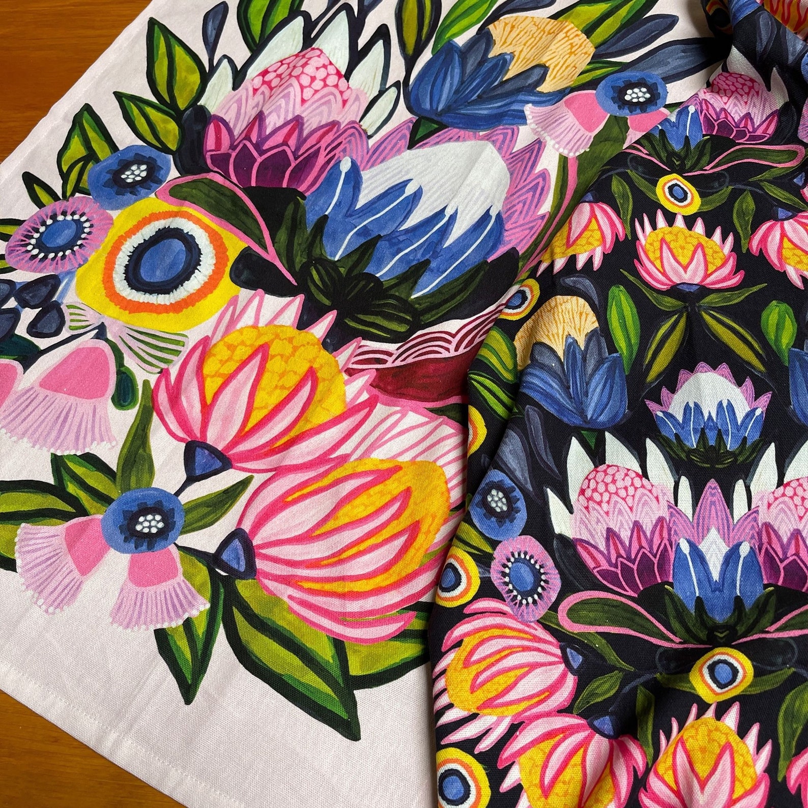 Protea Magnifica Tea Towel Set - Etsy