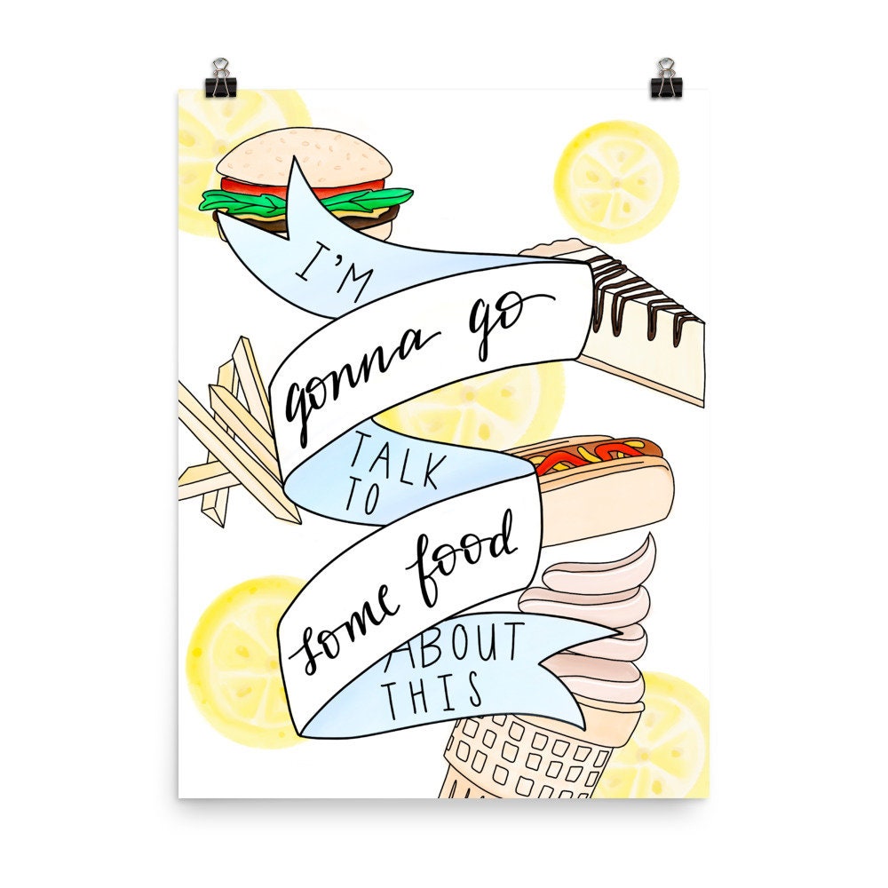 Liz Lemon Food Poster