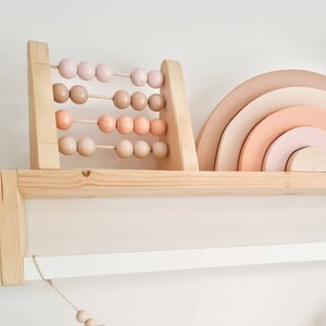 Nursery Decor Wooden Abacus Pink Girls Room Decor - Etsy