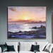 Original Ocean Painting Sunset Landscape Painting Sea - Etsy