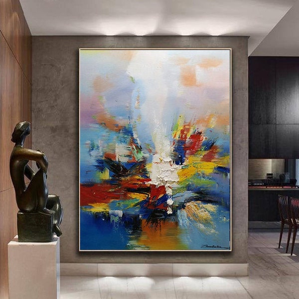 Large Abstract Art - Etsy