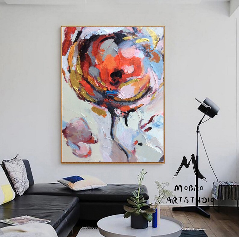 Large Pink Texture Paintingpink Abstract Paintingtexture - Etsy