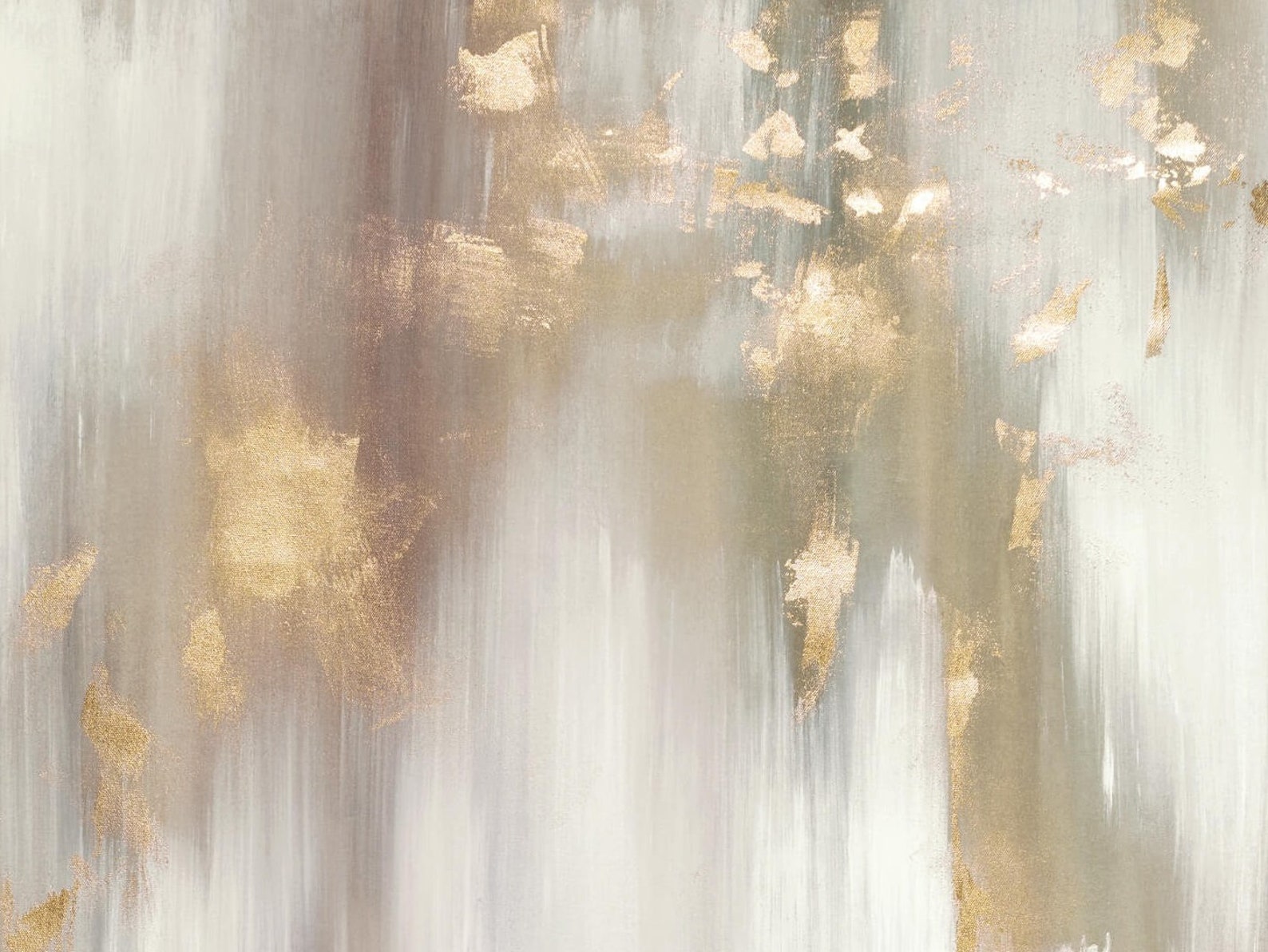 Gold Abstract Painting Beige Abstract Painting White - Etsy