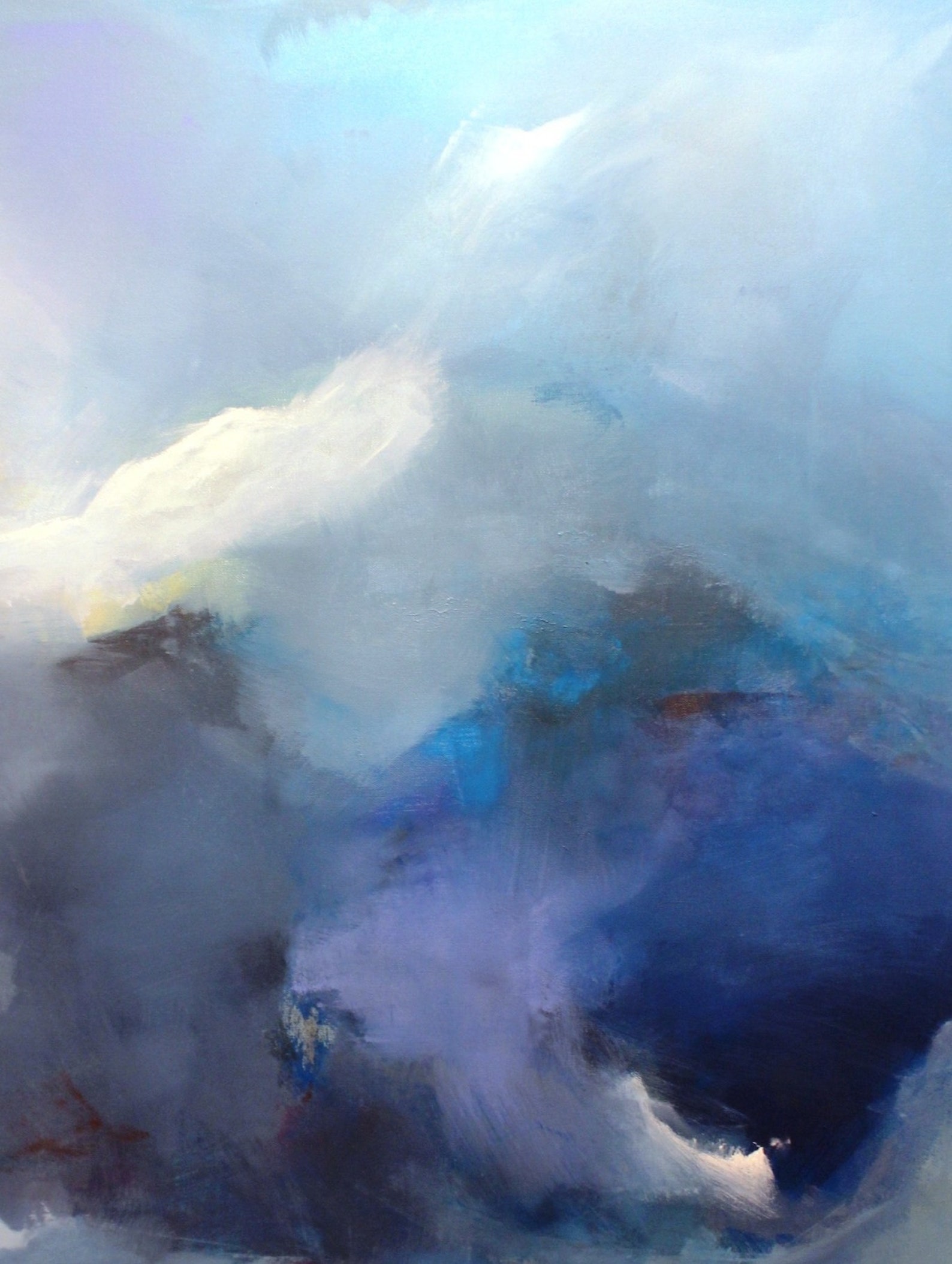 Original Abstract Art Painting Large Abstract Painting Cloud - Etsy