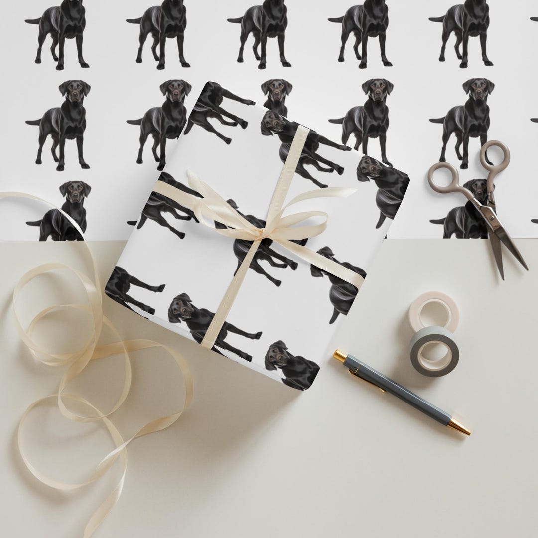Paw-fect Labrador Wrapping Paper for Any Occasion - Etsy