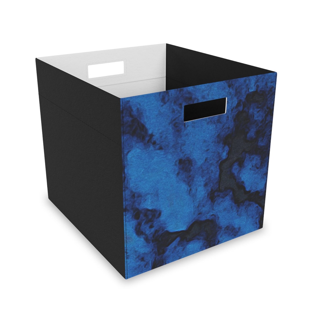 Sky Blue Felt Storage Box - Etsy