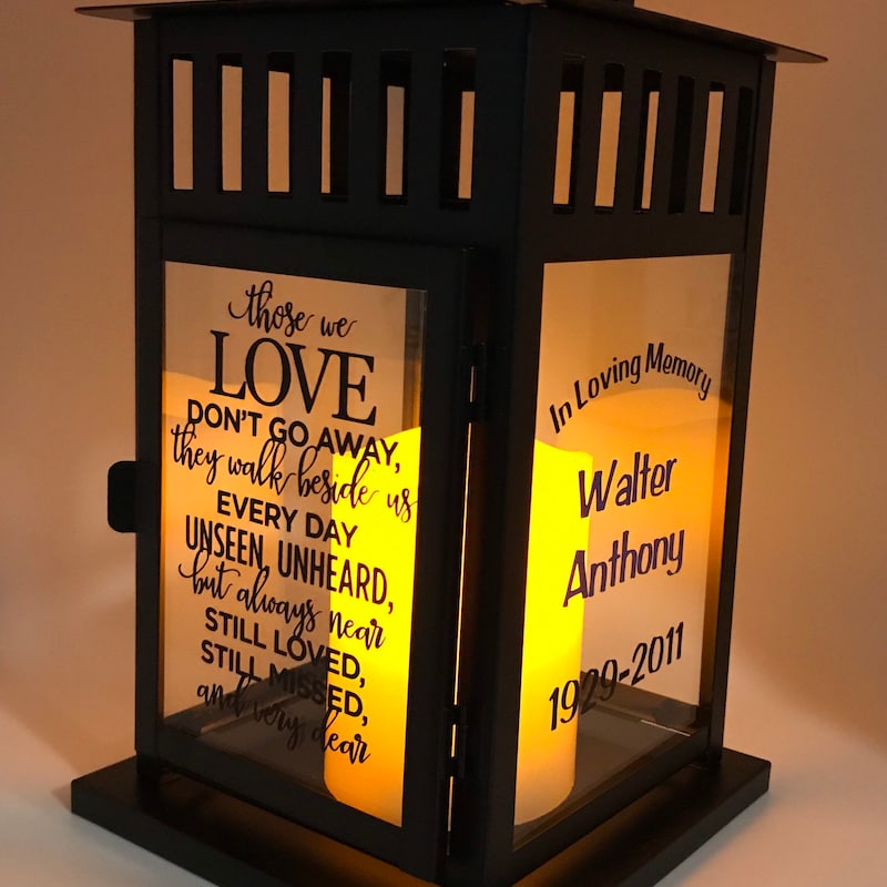 Personalized Memorial Lantern - Etsy