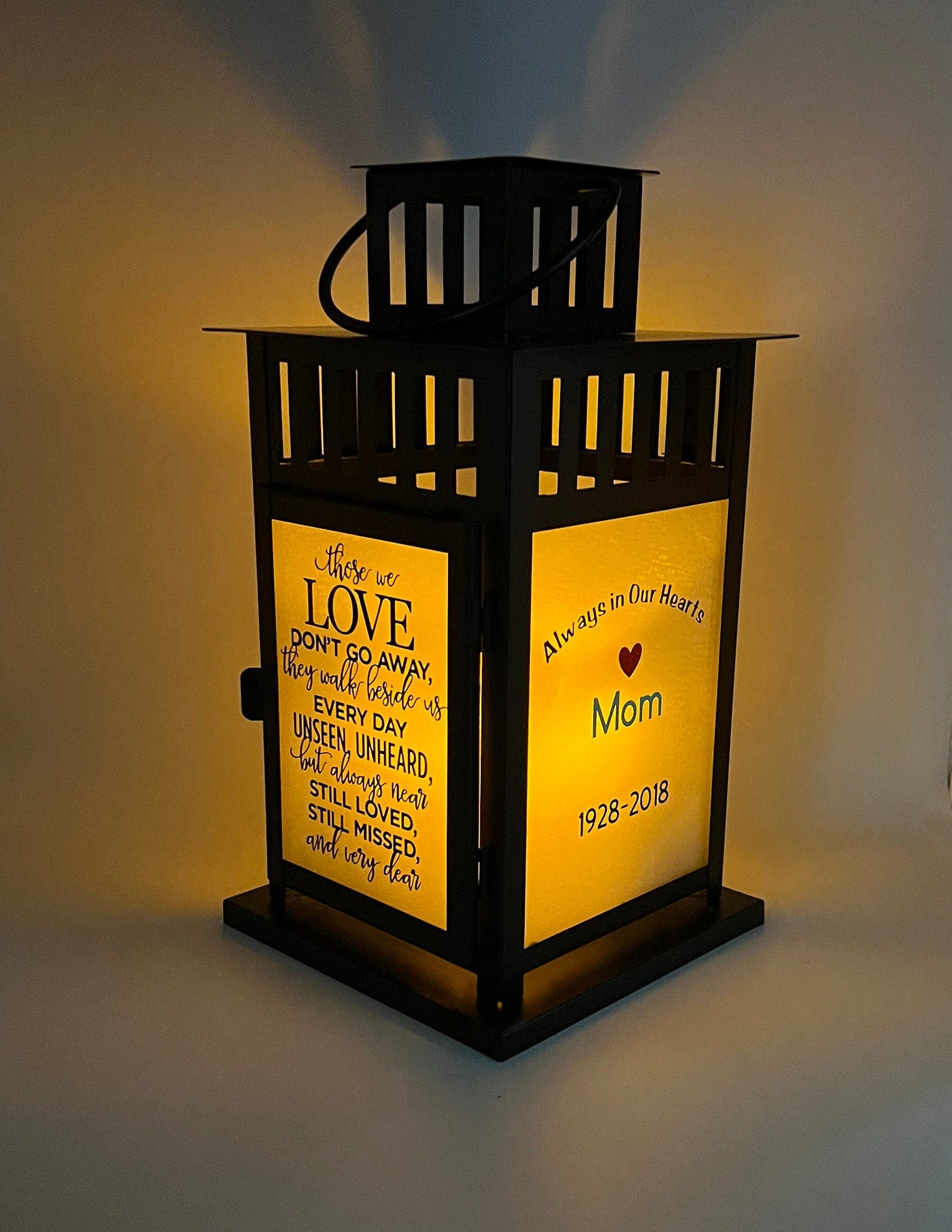 Remembrance Lantern/personalized Lantern/memory Lantern/memorial ...