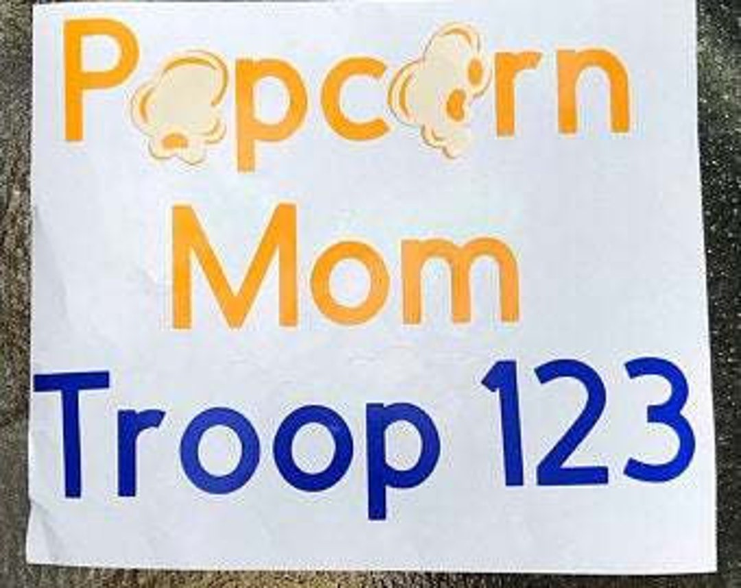 Boy Scout Popcorn Car Window Decal/boy Scouts/cub - Etsy