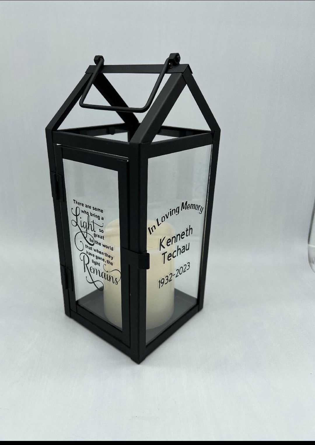 Remembrance Lantern/personalized Lantern/memory Lantern/memorial ...