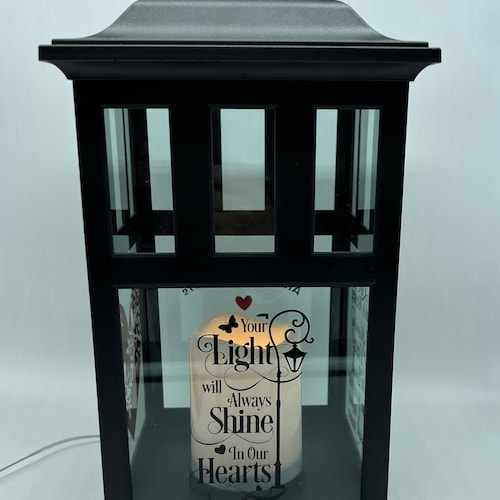 Memorial Candle Lantern Personalized Sympathy Gift in Memory - Etsy